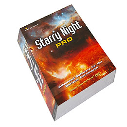 SnS Starry Night Pro V6 planetarium software on CDROM